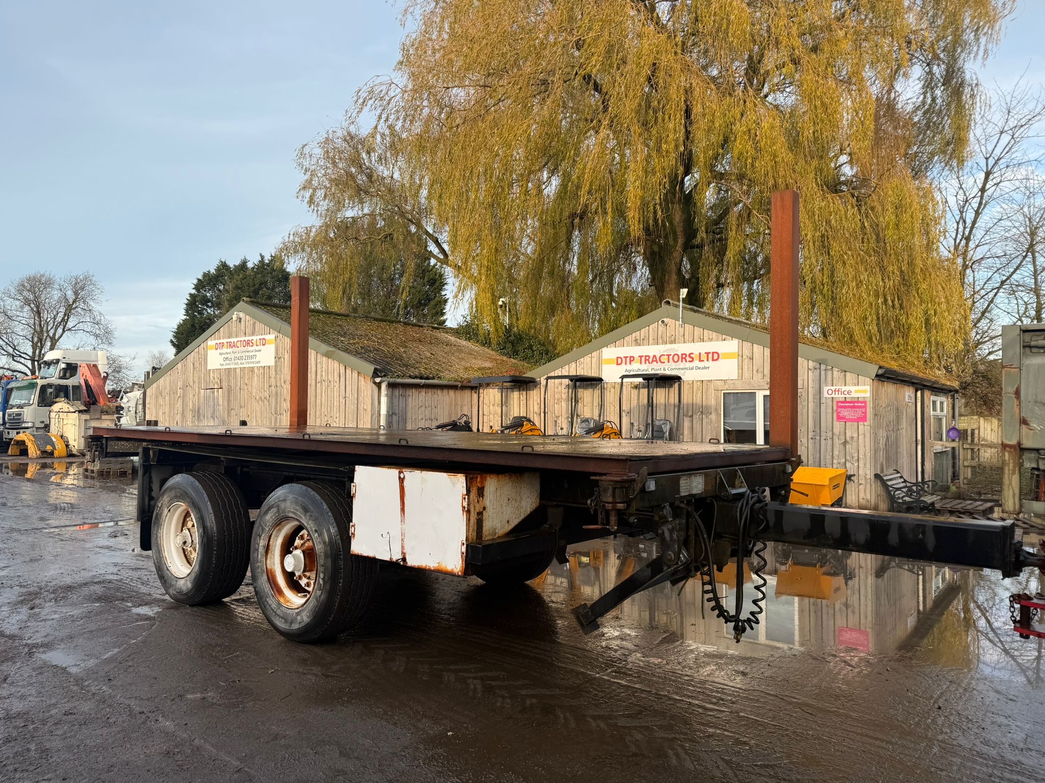 TWIN AXLE DRAWBAR DRAG TRAILER | DTP Tractors LTD | East Yorkshire