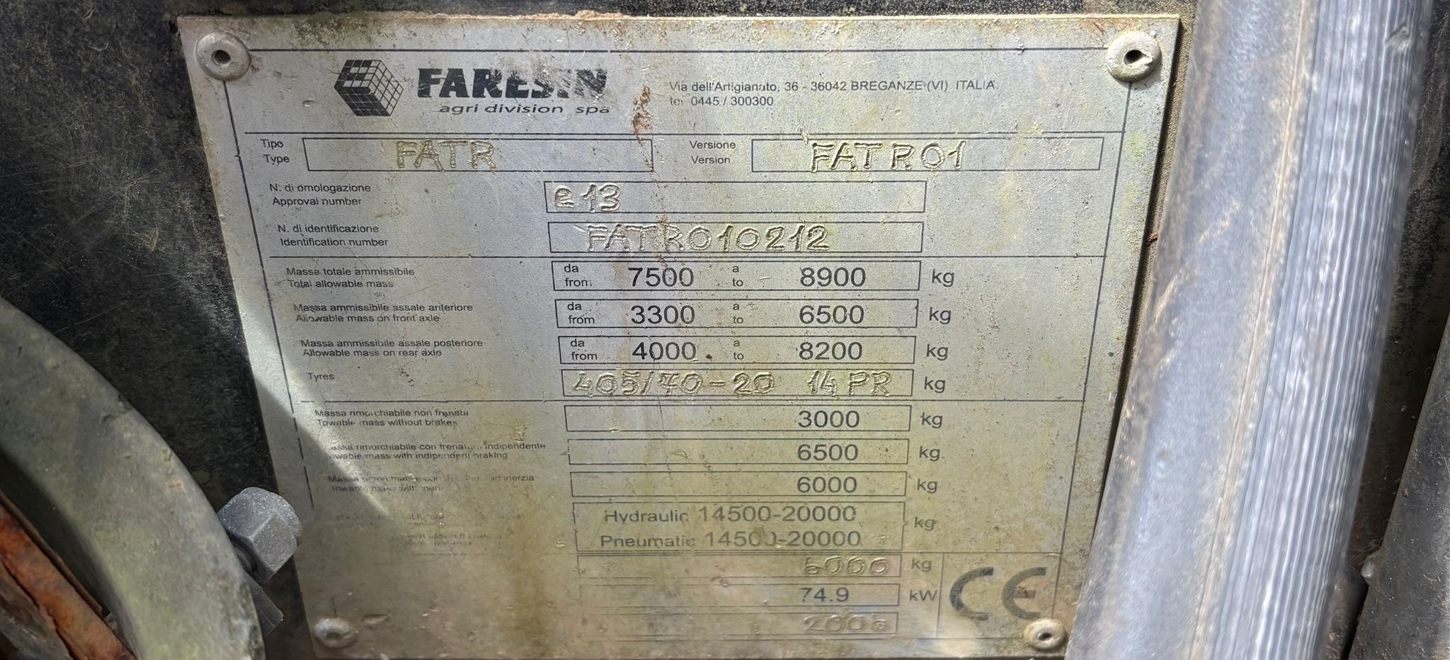 FARESIN 6.28 TELEHANDLER | DTP Tractors LTD | East Yorkshire